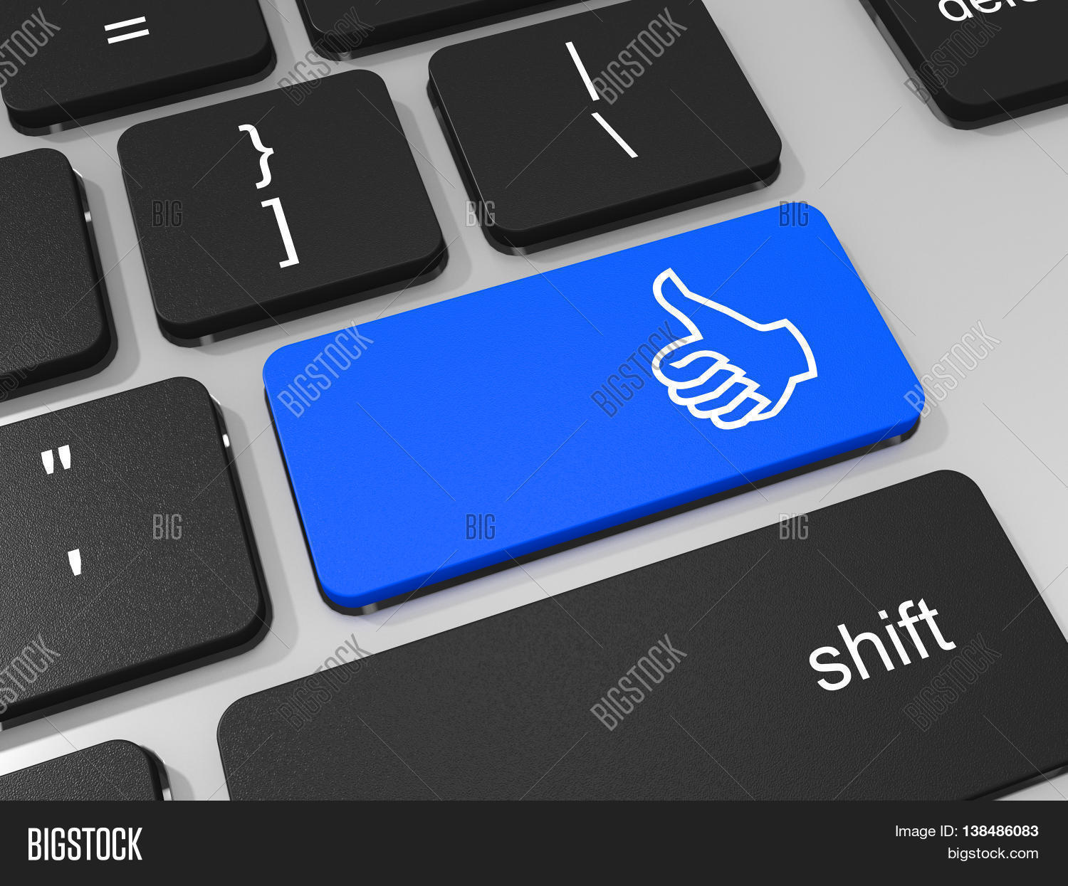 Like Symbol Key On Image & Photo (Free Trial) | Bigstock