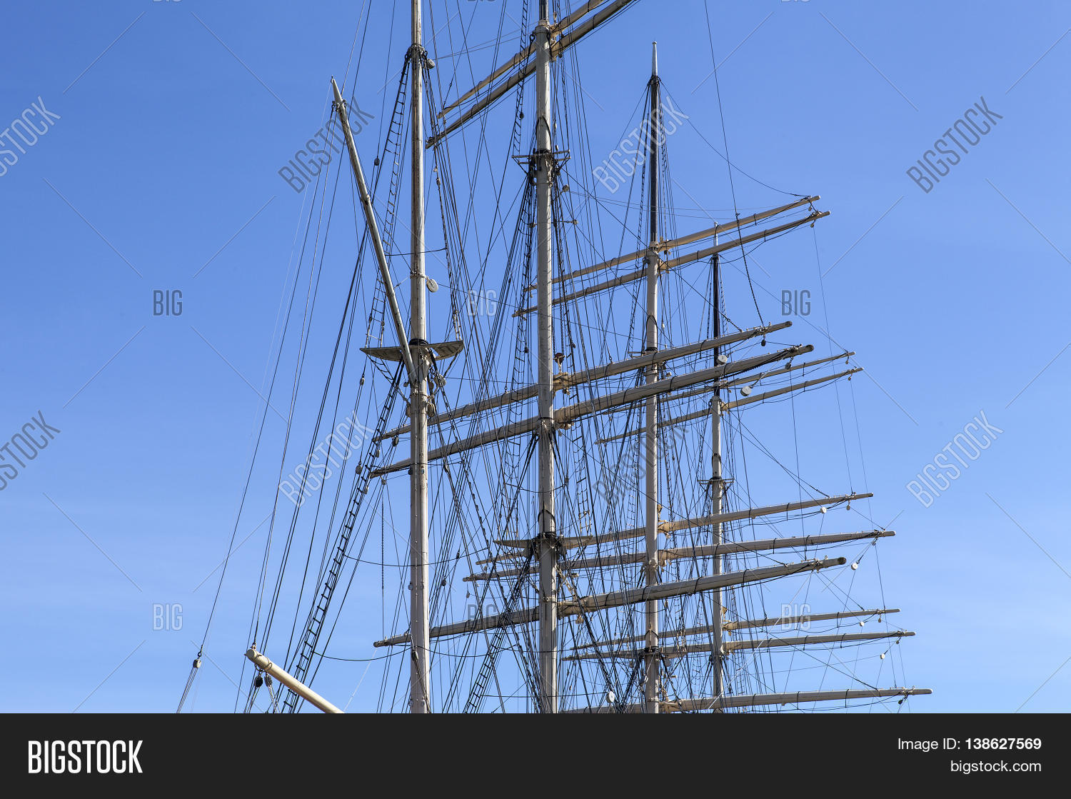 Masts Rigging On Full- Image & Photo (Free Trial) | Bigstock