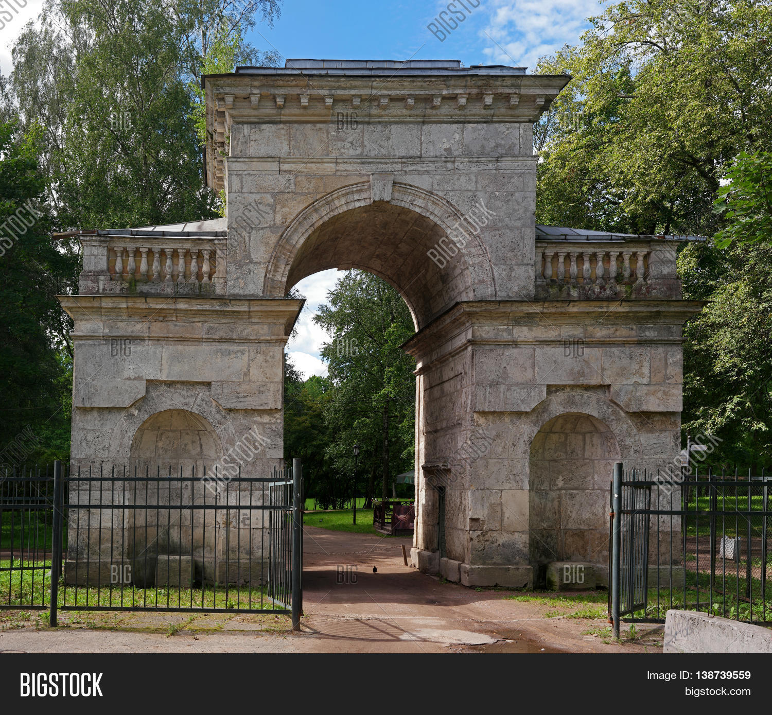 Russia. Birch Gate Image & Photo (Free Trial) | Bigstock