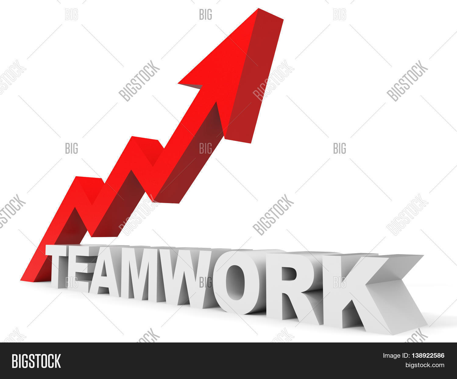 Graph Teamwork Arrow Image & Photo (Free Trial) | Bigstock
