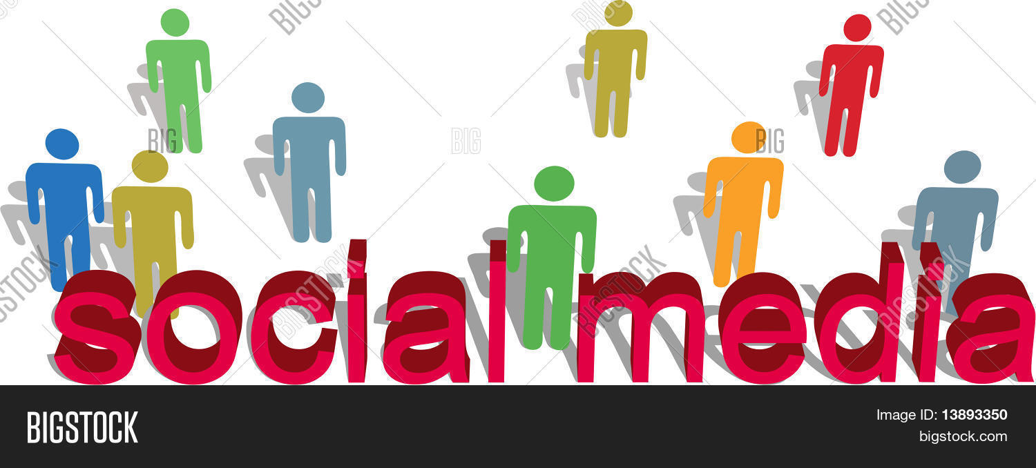 Social Media Words Vector & Photo (Free Trial) | Bigstock