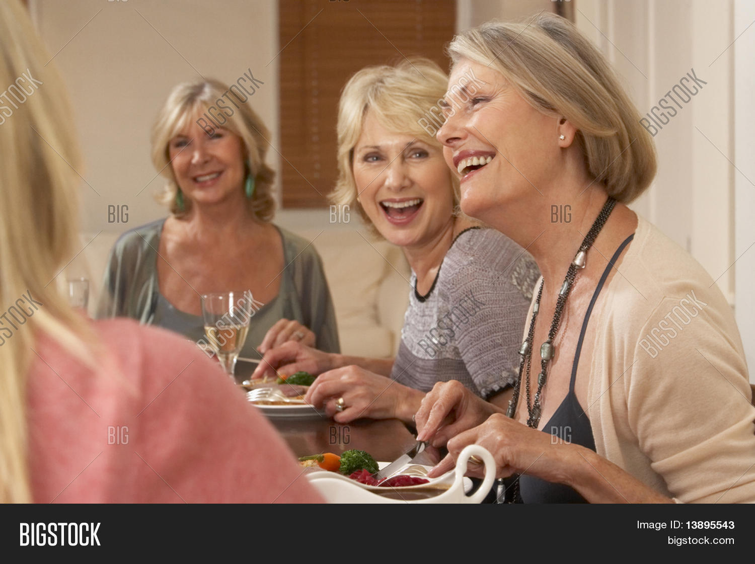 Friends Dinner Party Image & Photo (Free Trial) | Bigstock