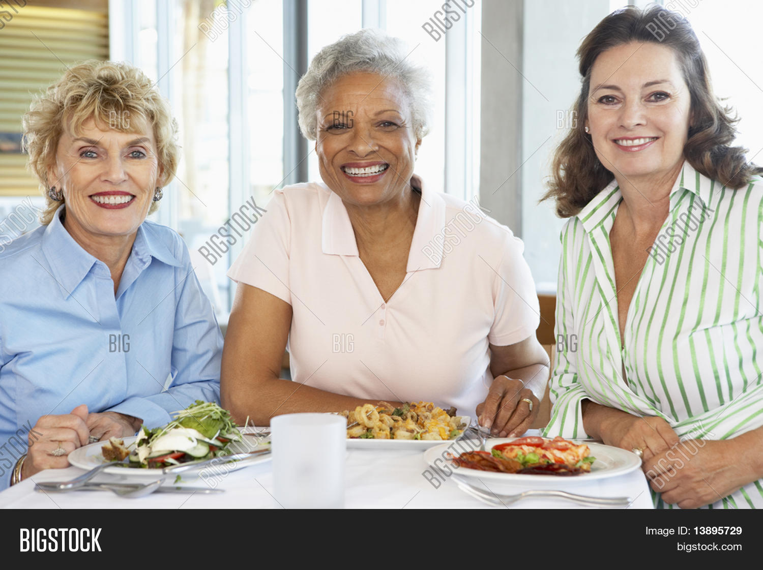 Friends Having Lunch Image & Photo (Free Trial) | Bigstock