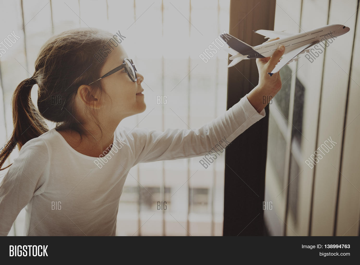 Girl Playing Aircraft Image & Photo (Free Trial) | Bigstock