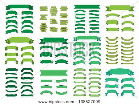 Green Ribbon Banners Vector & Photo (Free Trial) | Bigstock