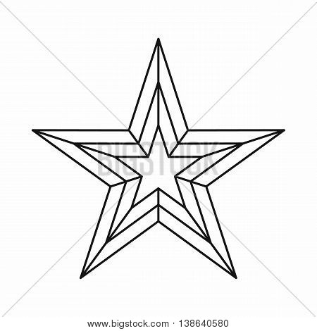 Star Icon Outline Vector & Photo (Free Trial) | Bigstock