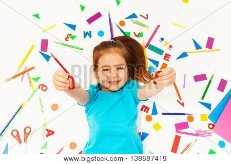 Smiling Preschool Girl Image & Photo (Free Trial) | Bigstock