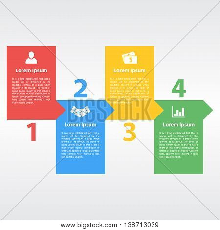 Four Steps Sequence Vector & Photo (Free Trial) | Bigstock