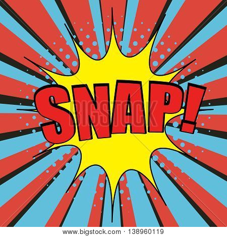 Snap Comic Bubble Vector & Photo (Free Trial) | Bigstock