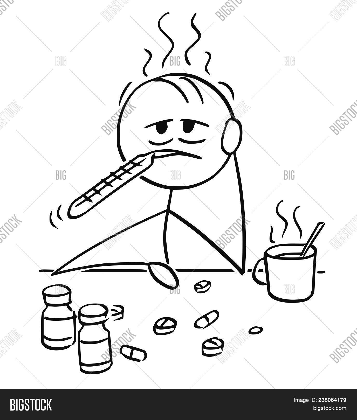 Cartoon Stick Man Image & Photo (Free Trial) | Bigstock