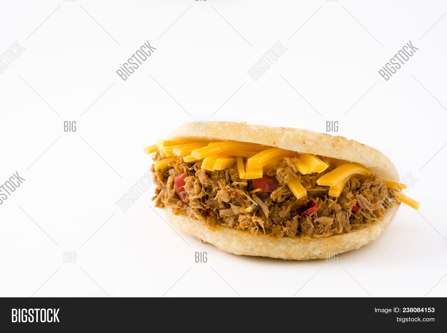 Arepa Shredded Beef Image & Photo (Free Trial) | Bigstock