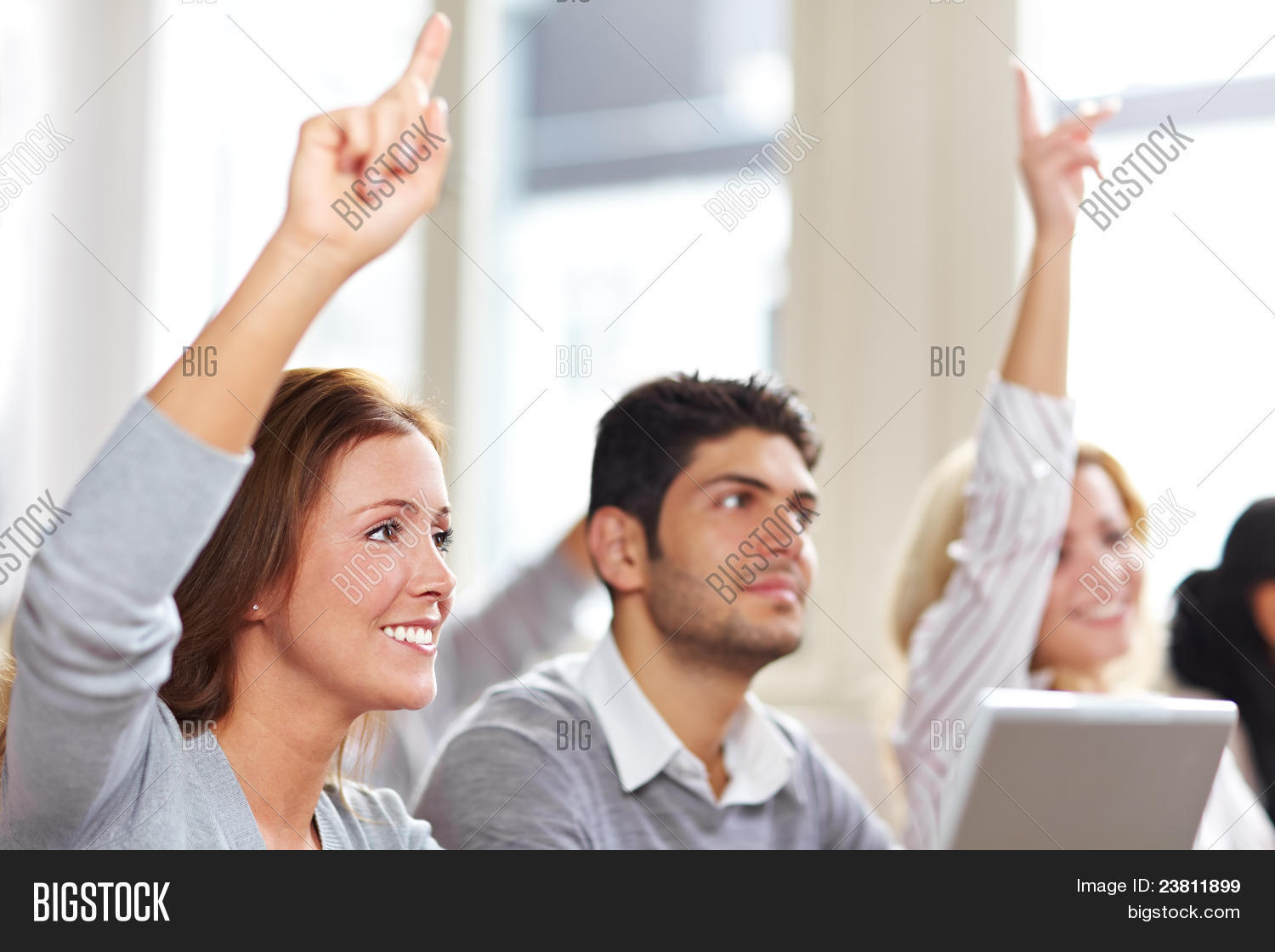 Women Raising Hands Image & Photo (Free Trial) | Bigstock