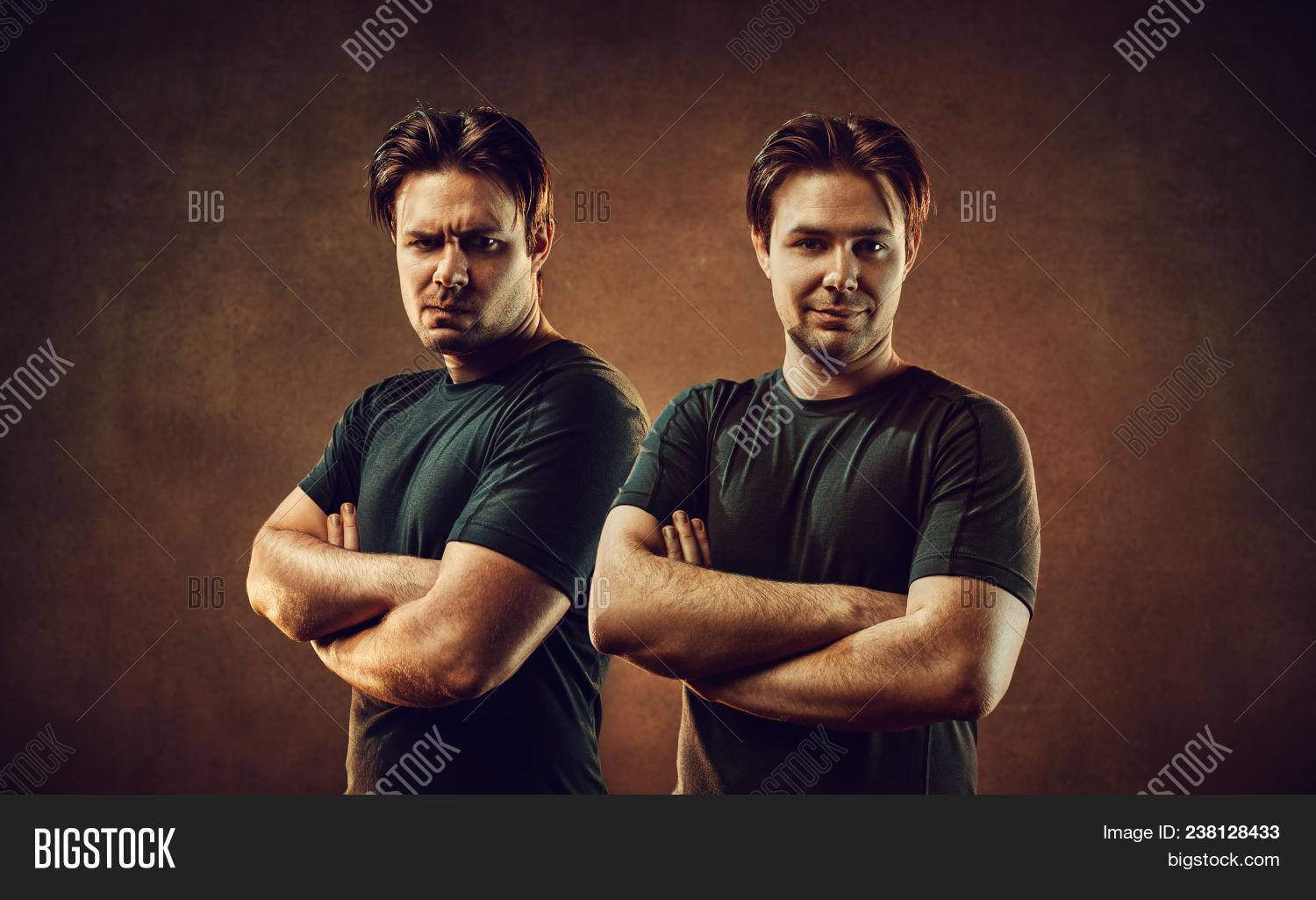 One Man Two Emotions Image & Photo (Free Trial) | Bigstock