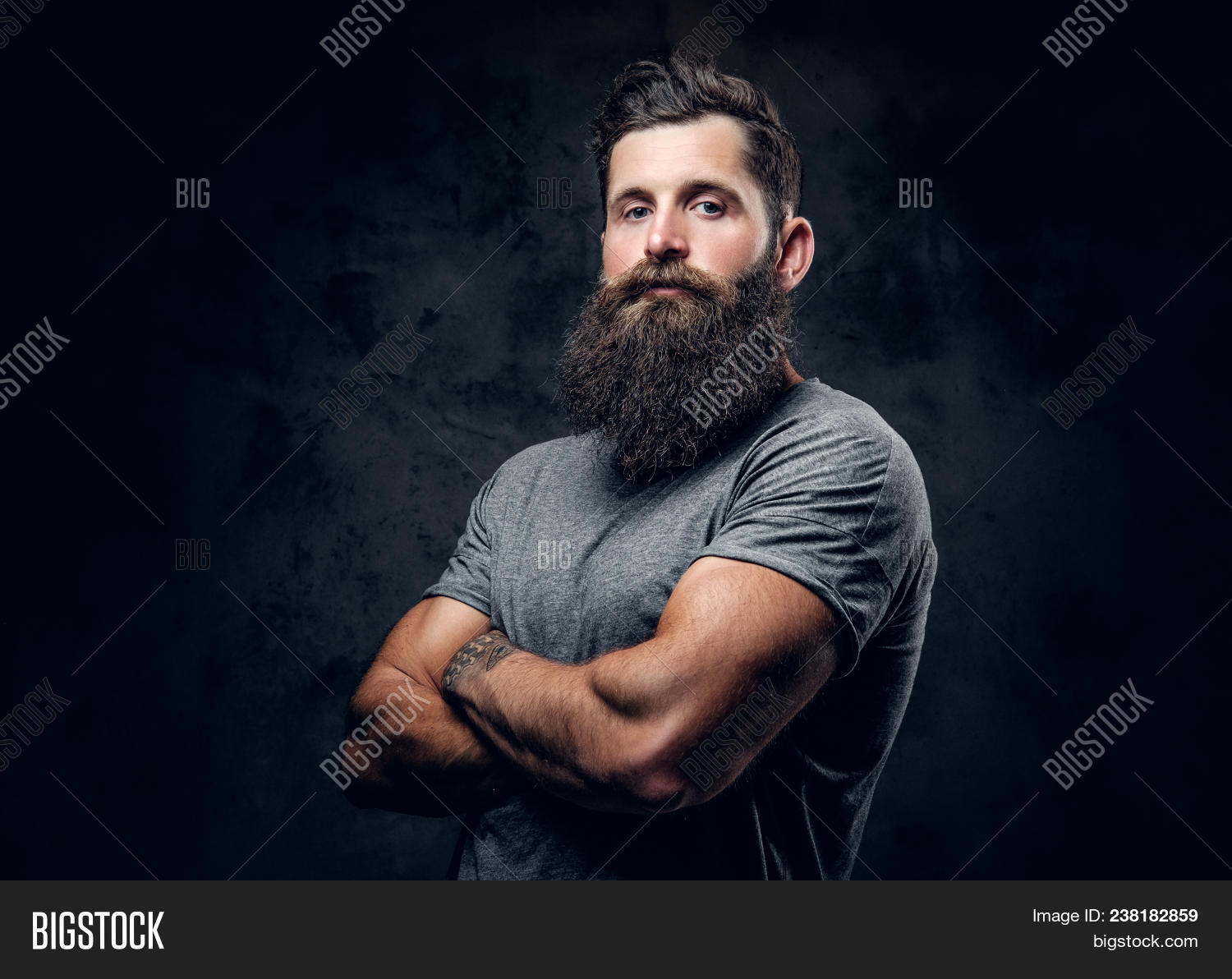 Brutal Bearded Male Image & Photo (Free Trial) | Bigstock