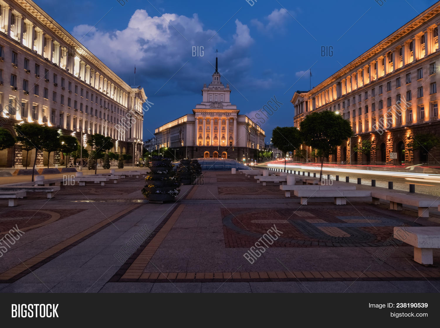 Night View City Centre Image & Photo (Free Trial) | Bigstock