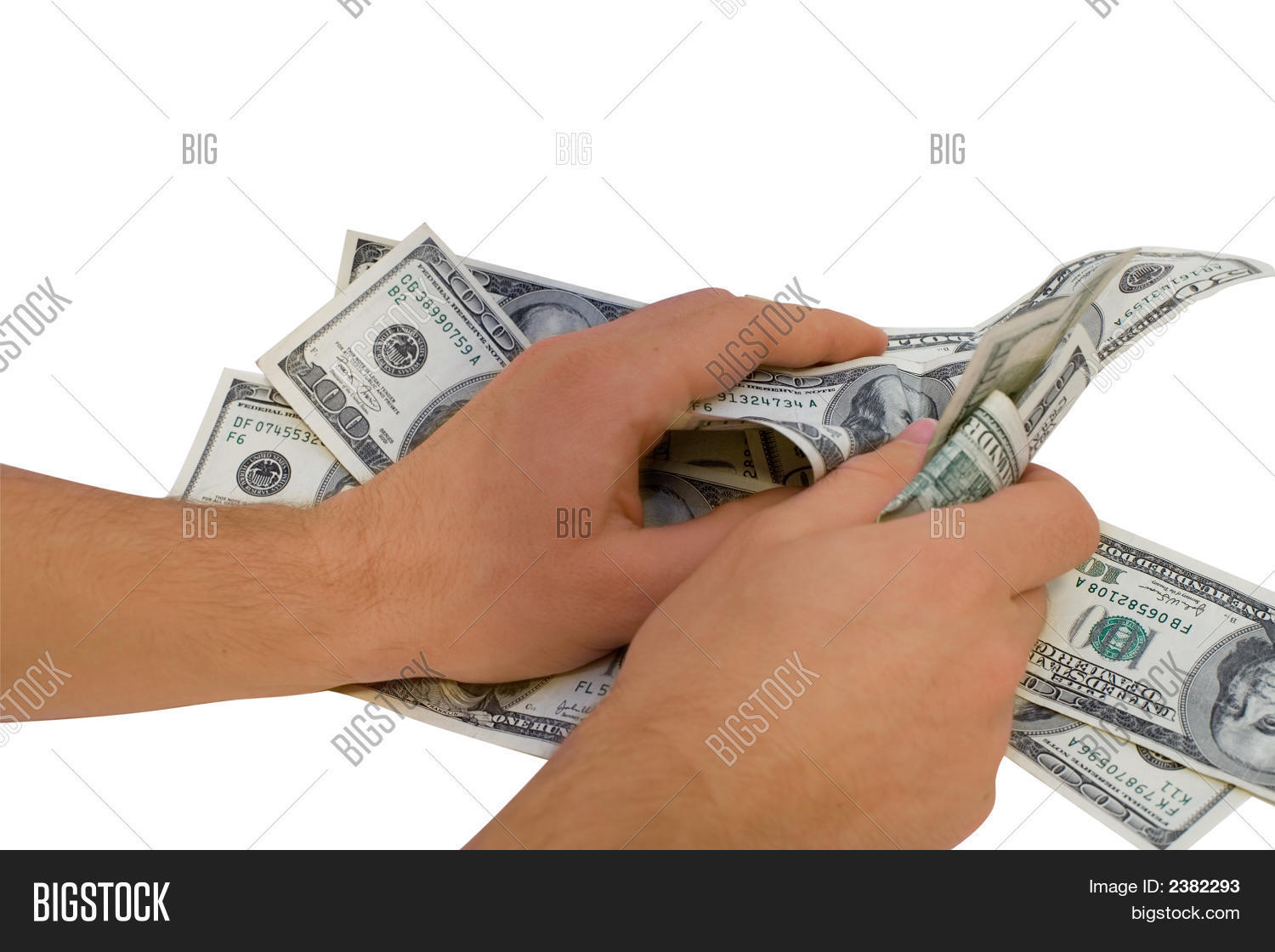 Grabbing Money Over Image & Photo (Free Trial) | Bigstock