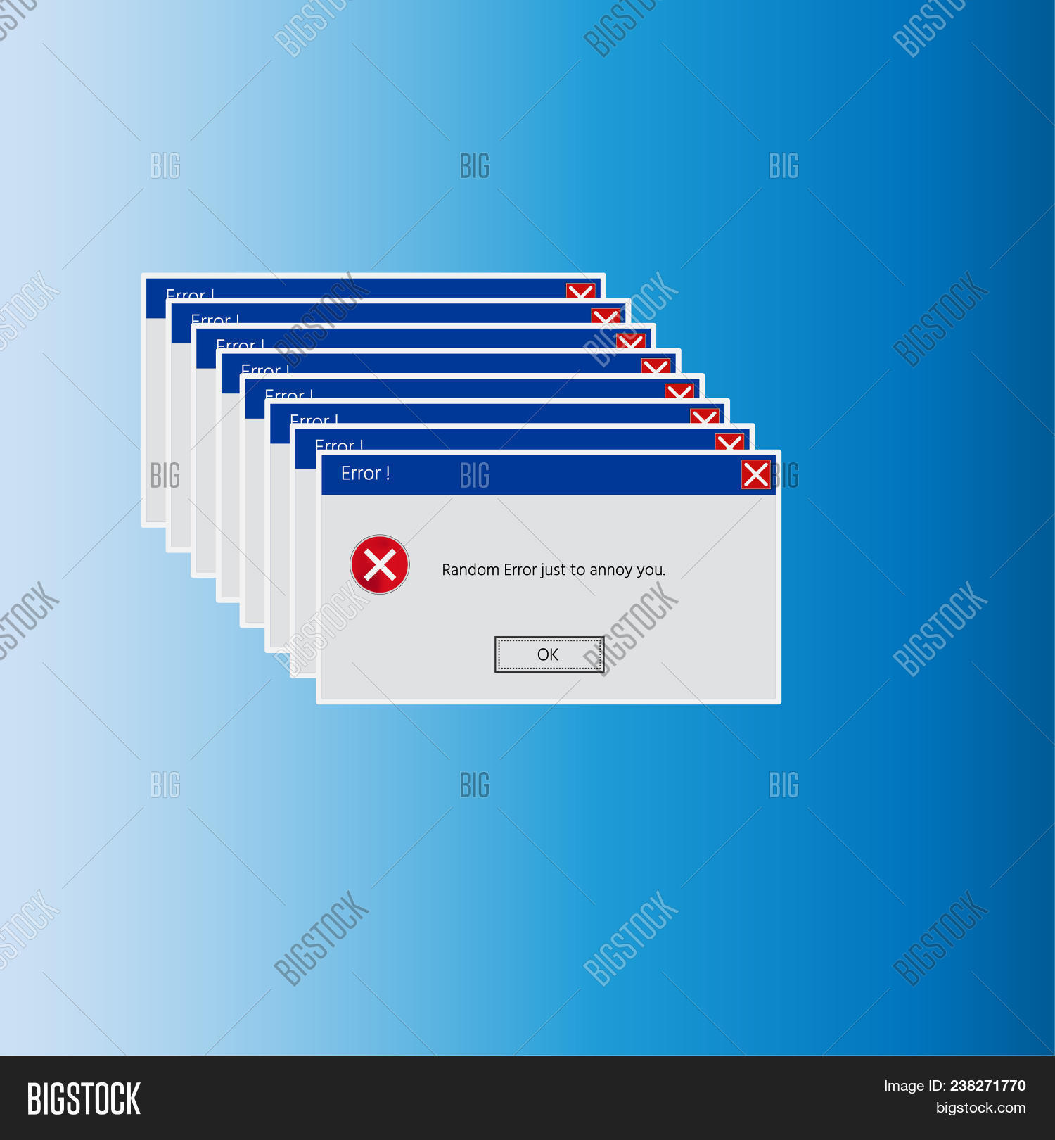 Computer Error Display Image & Photo (Free Trial) | Bigstock