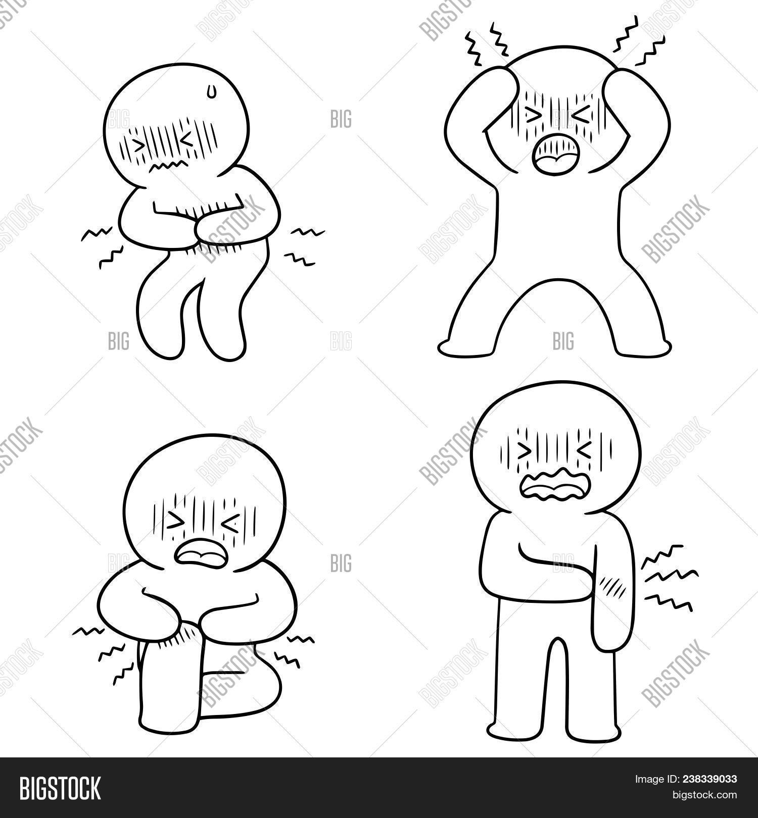 Vector Set Pain Hand Vector & Photo (Free Trial) | Bigstock