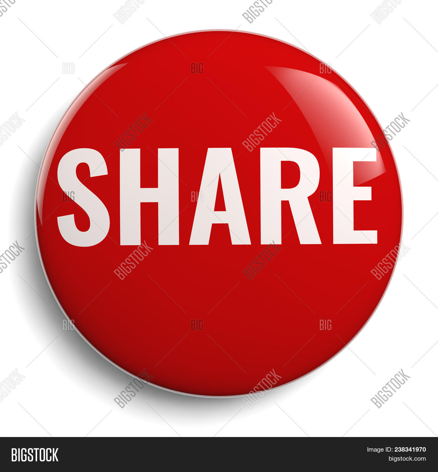 Share Round Red Icon Image & Photo (Free Trial) | Bigstock