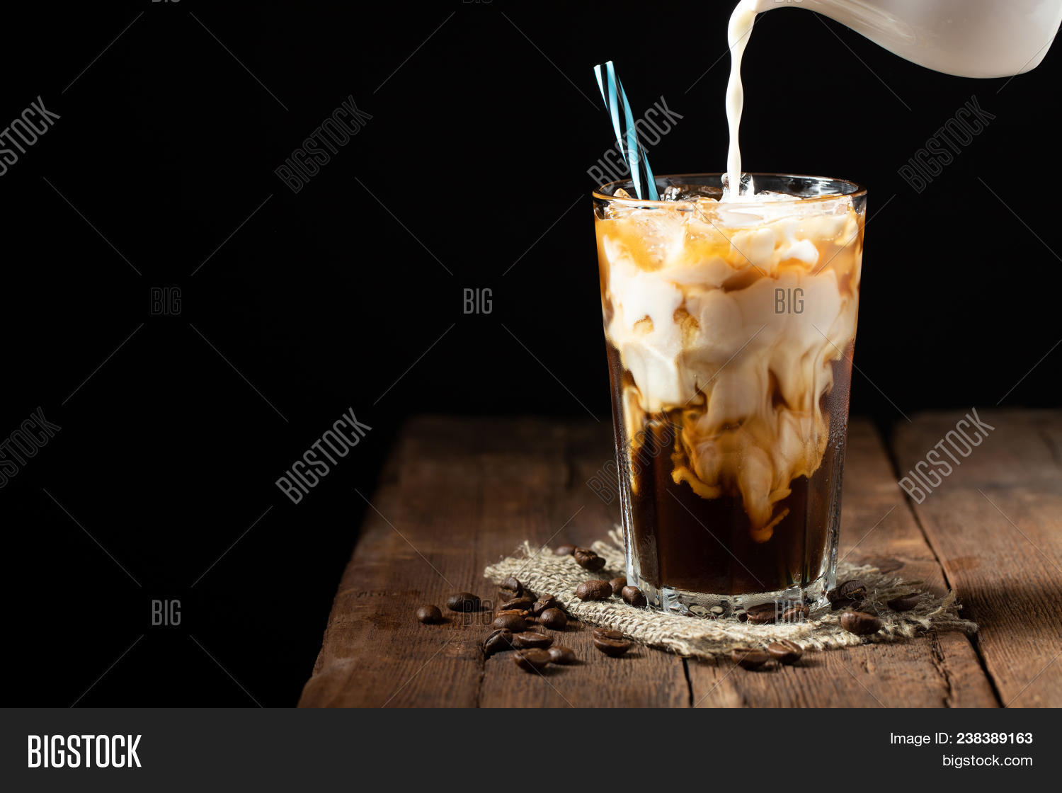 Ice Coffee Tall Glass Image & Photo (Free Trial) | Bigstock
