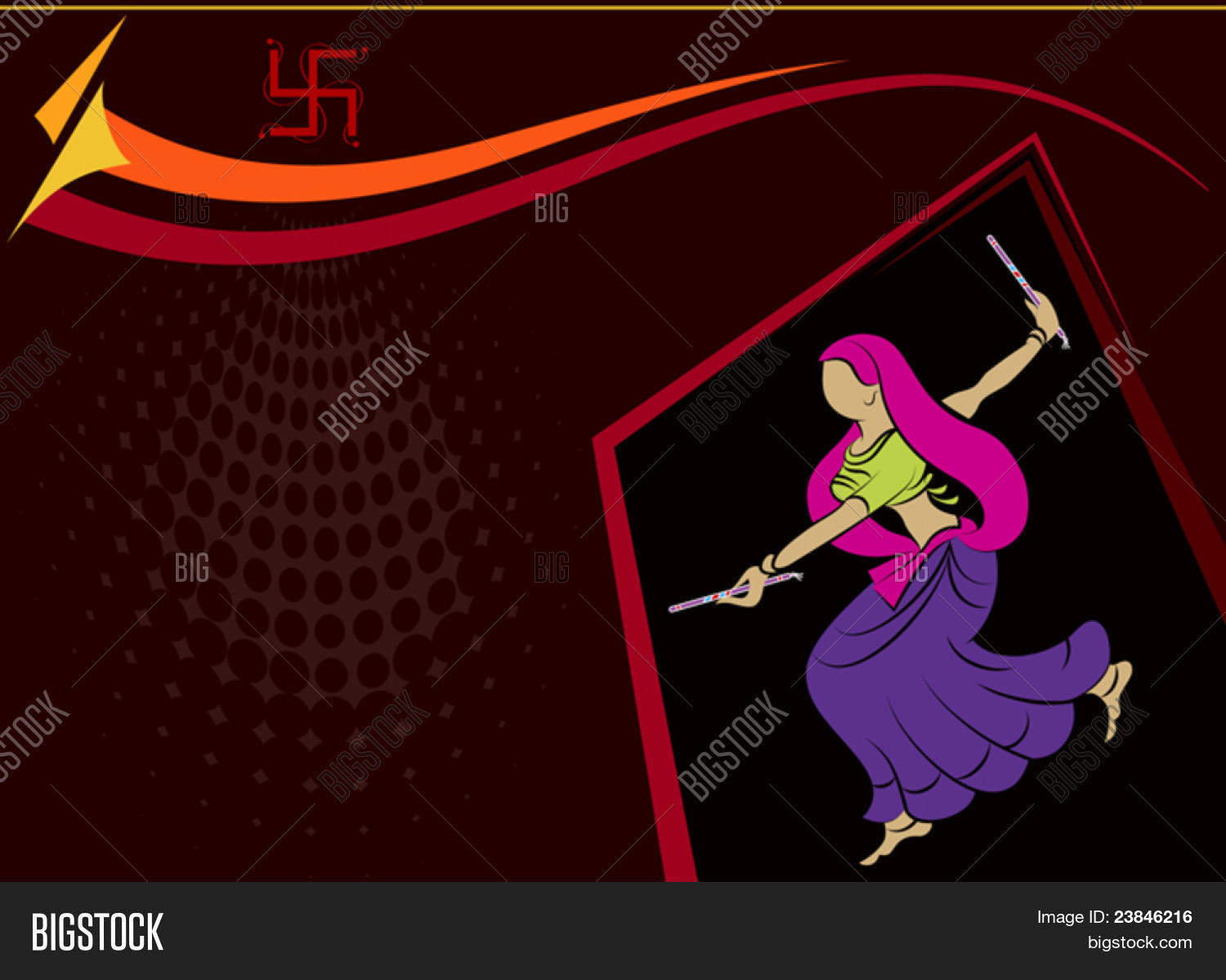Garba Poster, Vector & Photo (Free Trial) | Bigstock