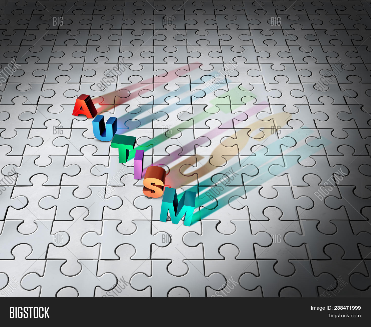 Puzzle Autism 图片和照片（免费试用） | Bigstock