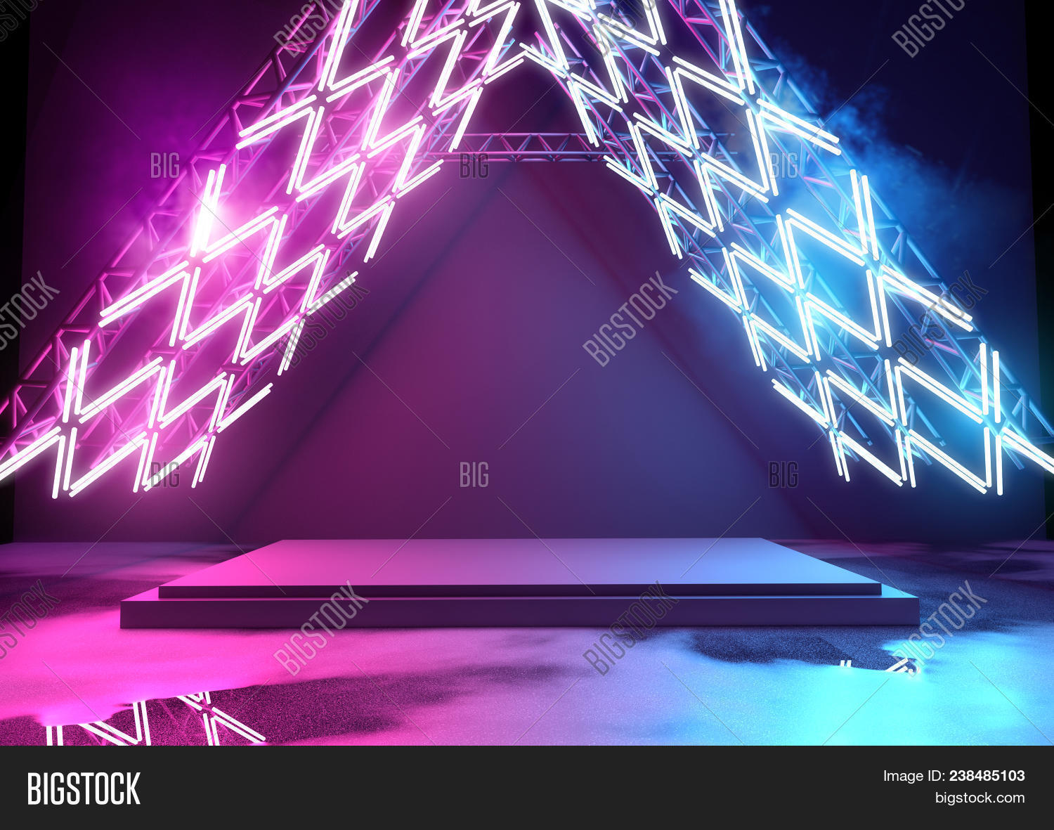 Stage Glowing Neon Image & Photo (Free Trial) | Bigstock