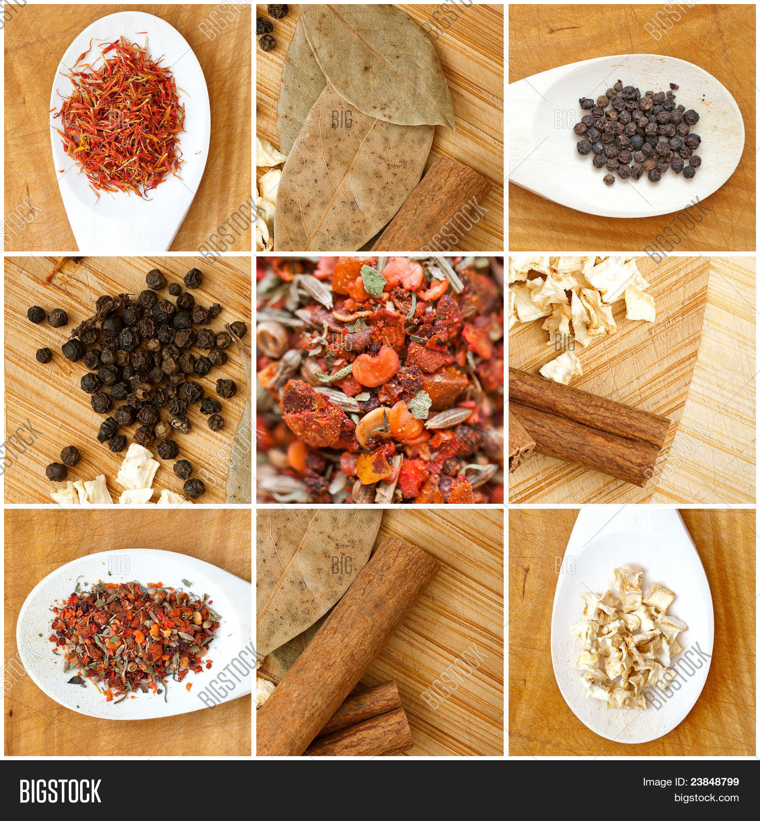 Collage Spices Image & Photo (Free Trial) | Bigstock