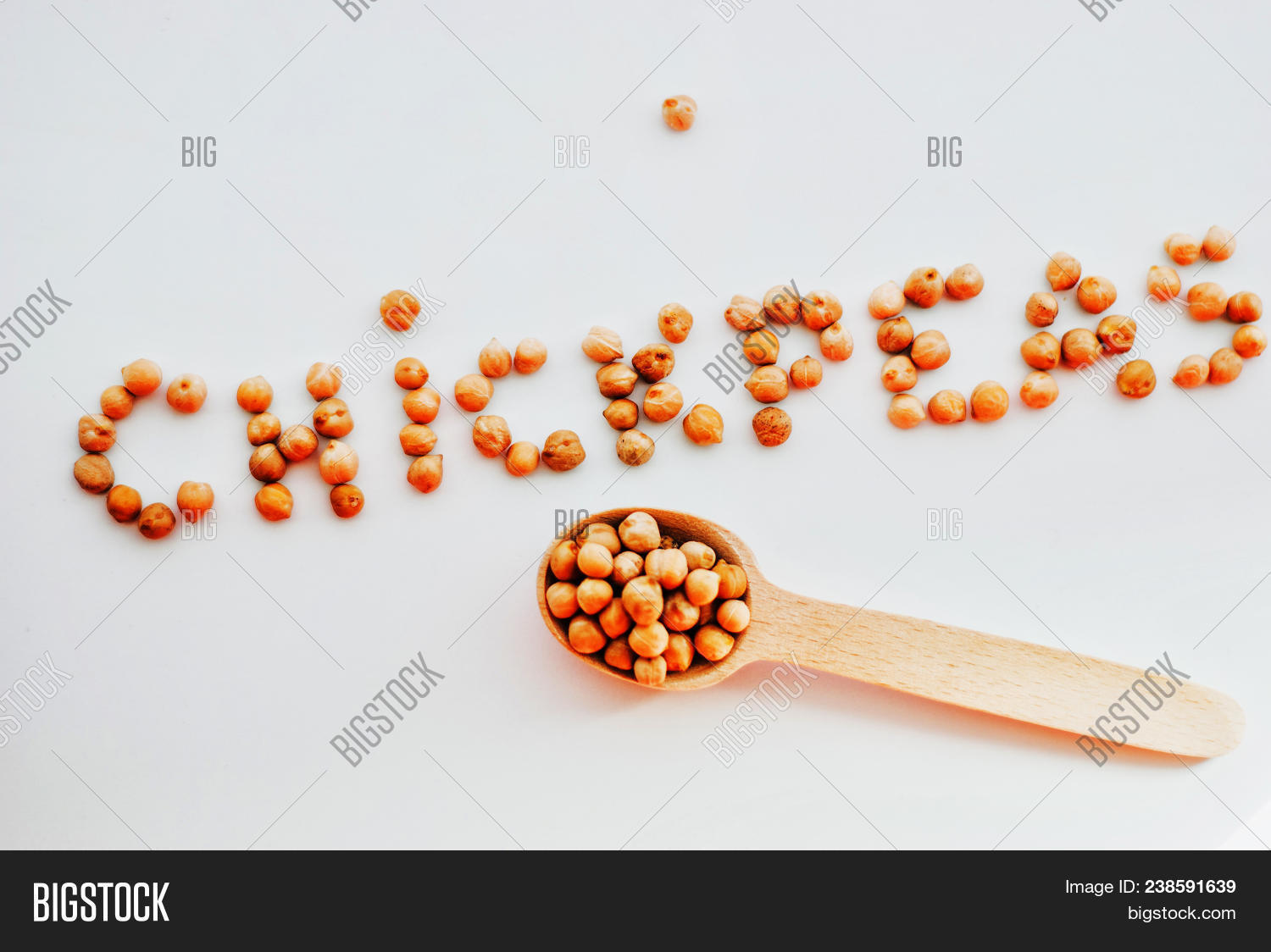 Word Chickpeas Made Image & Photo (Free Trial) | Bigstock