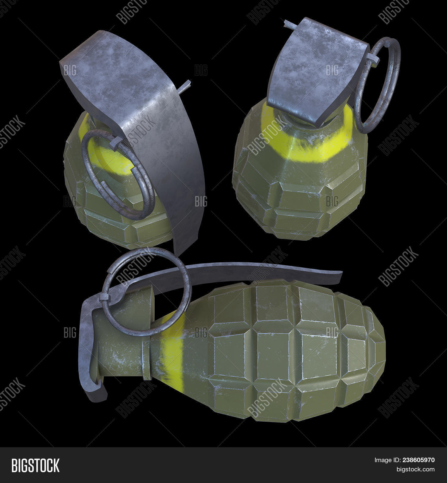 Hand Bomb Frag Grenade Image & Photo (Free Trial) | Bigstock