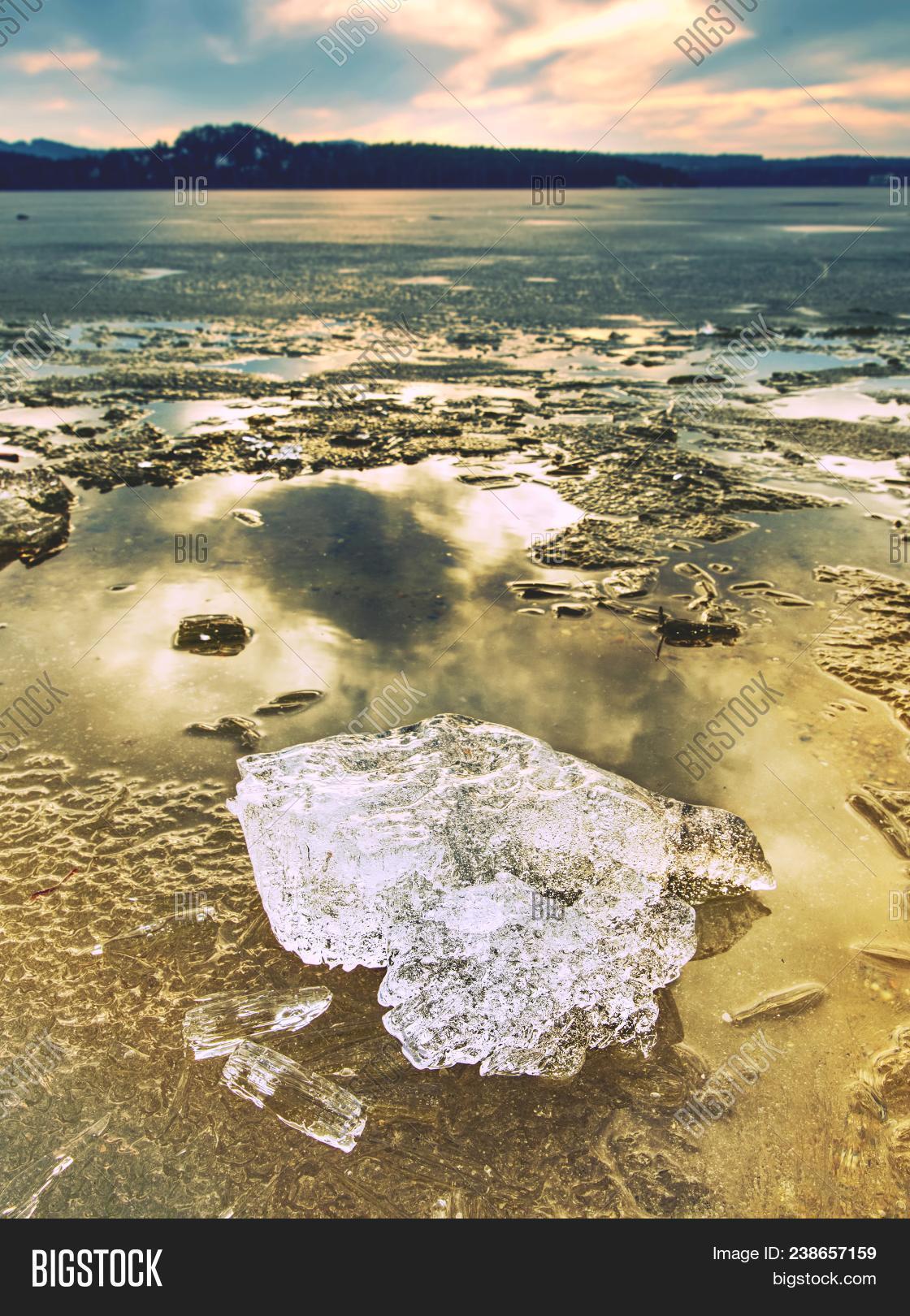 Heap Shining Ice On Image & Photo (Free Trial) | Bigstock