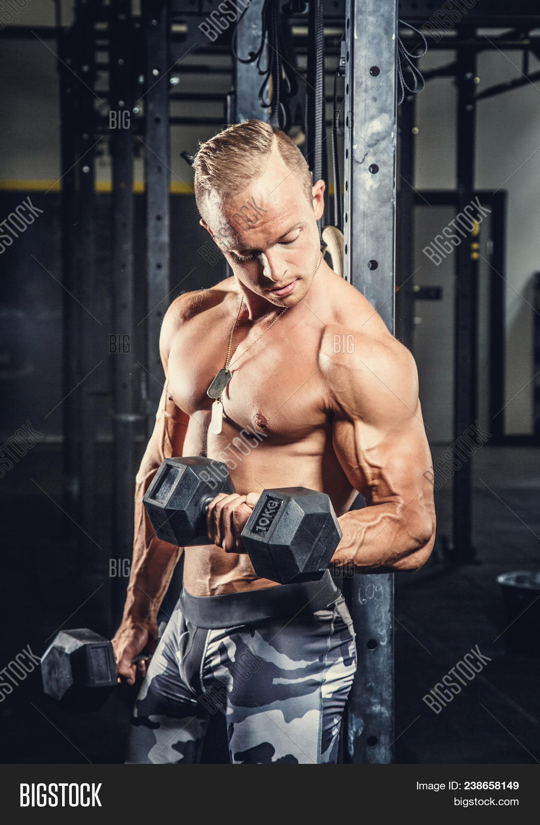 Muscular Guy Military Image & Photo (Free Trial) | Bigstock