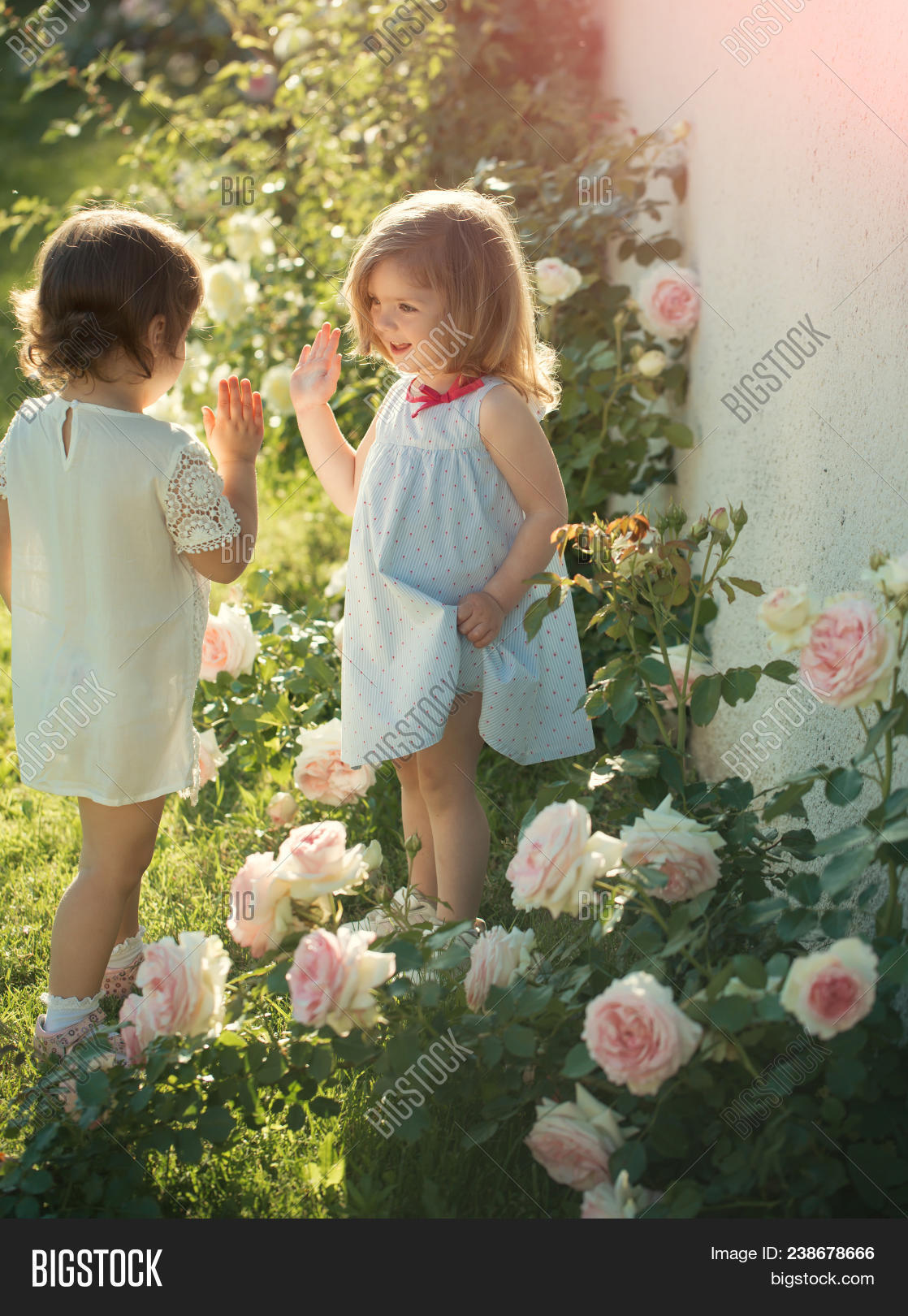 Two Girls Smiling Image & Photo (Free Trial) | Bigstock