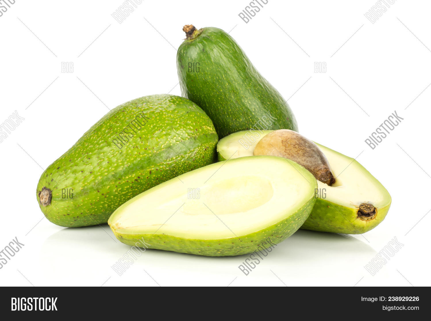 Green Smooth Avocado Image & Photo (Free Trial) | Bigstock
