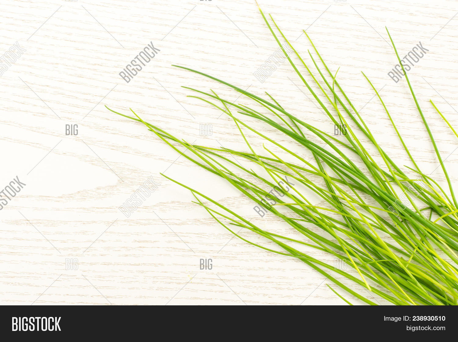 Fresh Chives Top View Image & Photo (Free Trial) | Bigstock