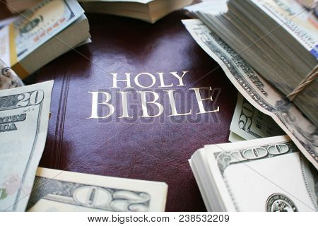 Holy Bible Money High Image & Photo (Free Trial) | Bigstock