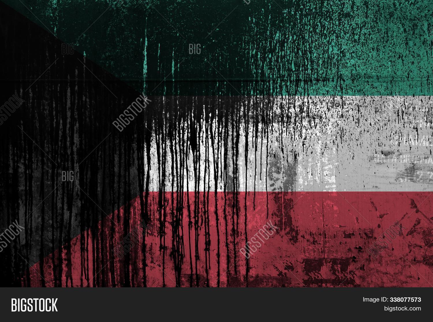 Kuwait Flag Depicted Image & Photo (Free Trial) | Bigstock