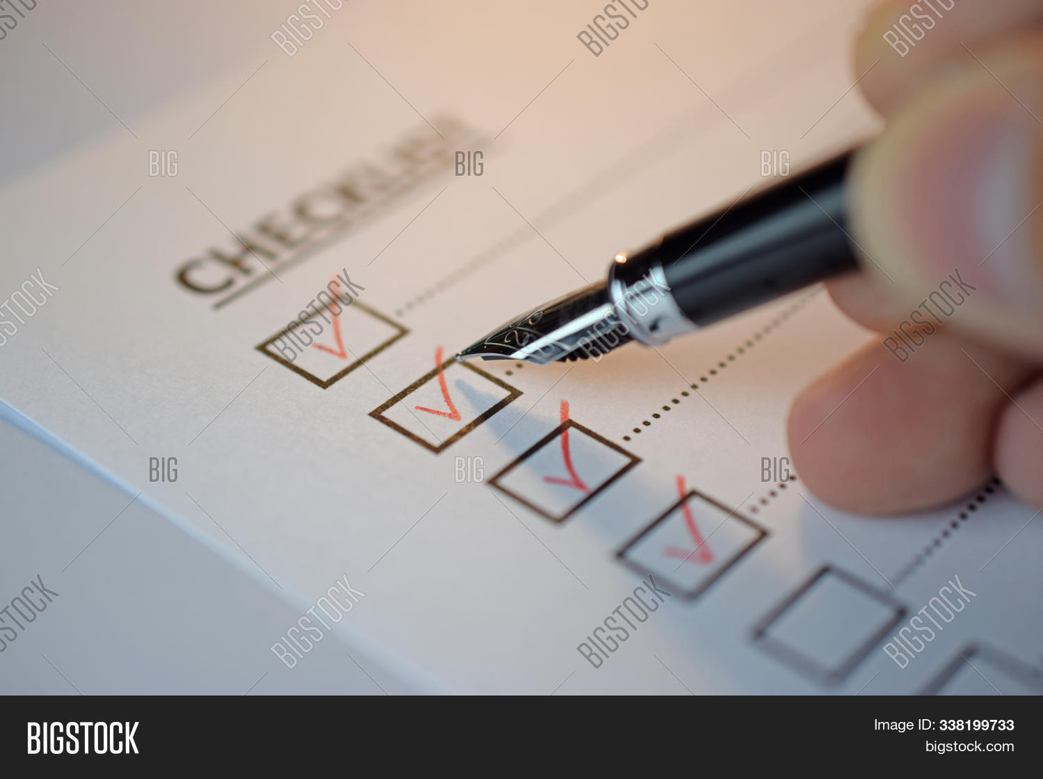 Checklist Concept - Image & Photo (Free Trial) | Bigstock