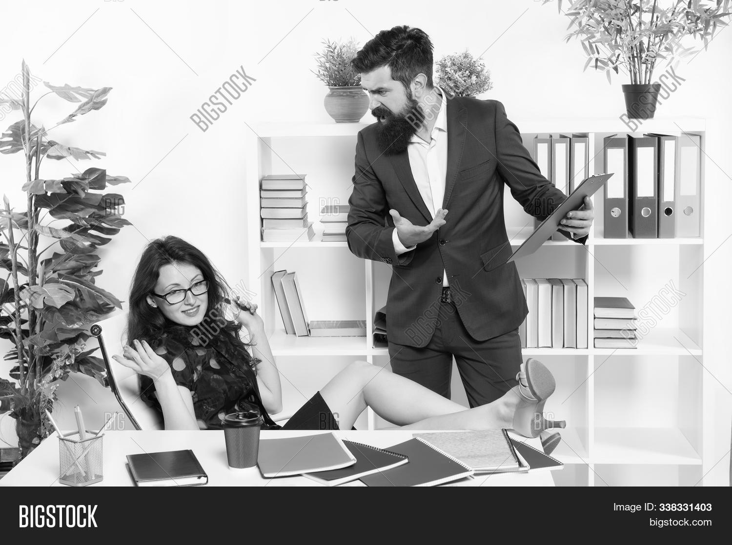 Stress Work Girl Boss Image And Photo Free Trial Bigstock