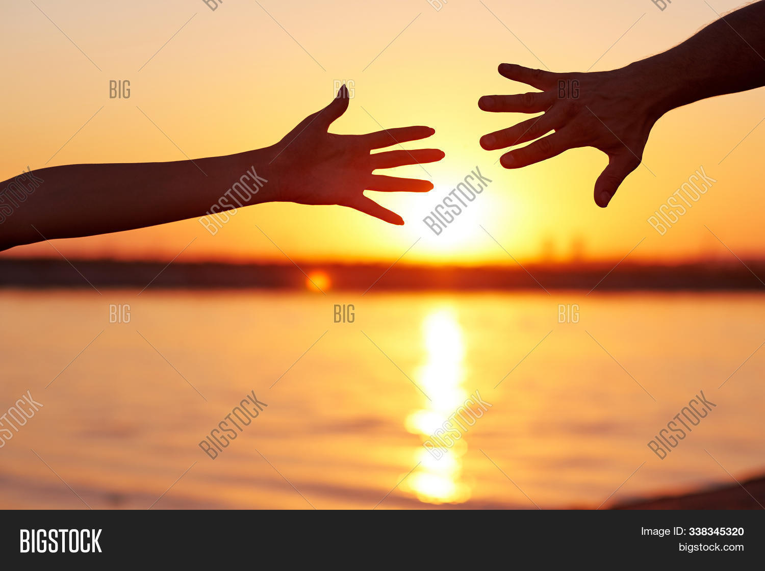 Helping Hands Silhouette