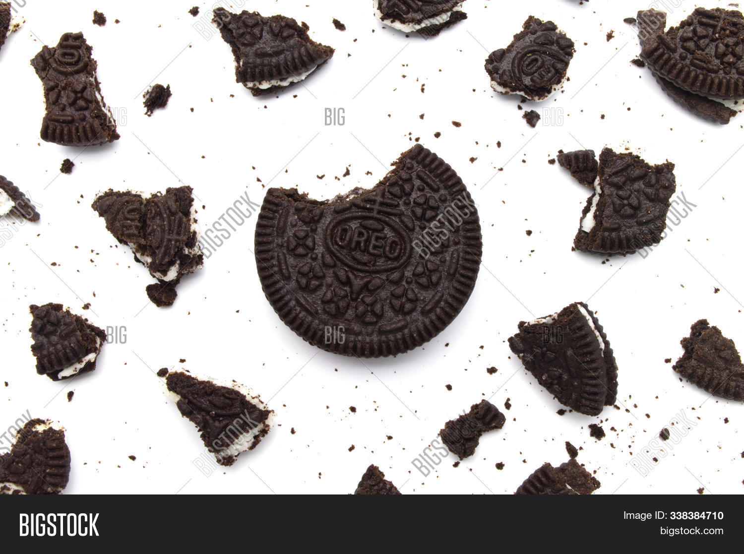 Oreo Biscuits Cracked Image & Photo (Free Trial) | Bigstock