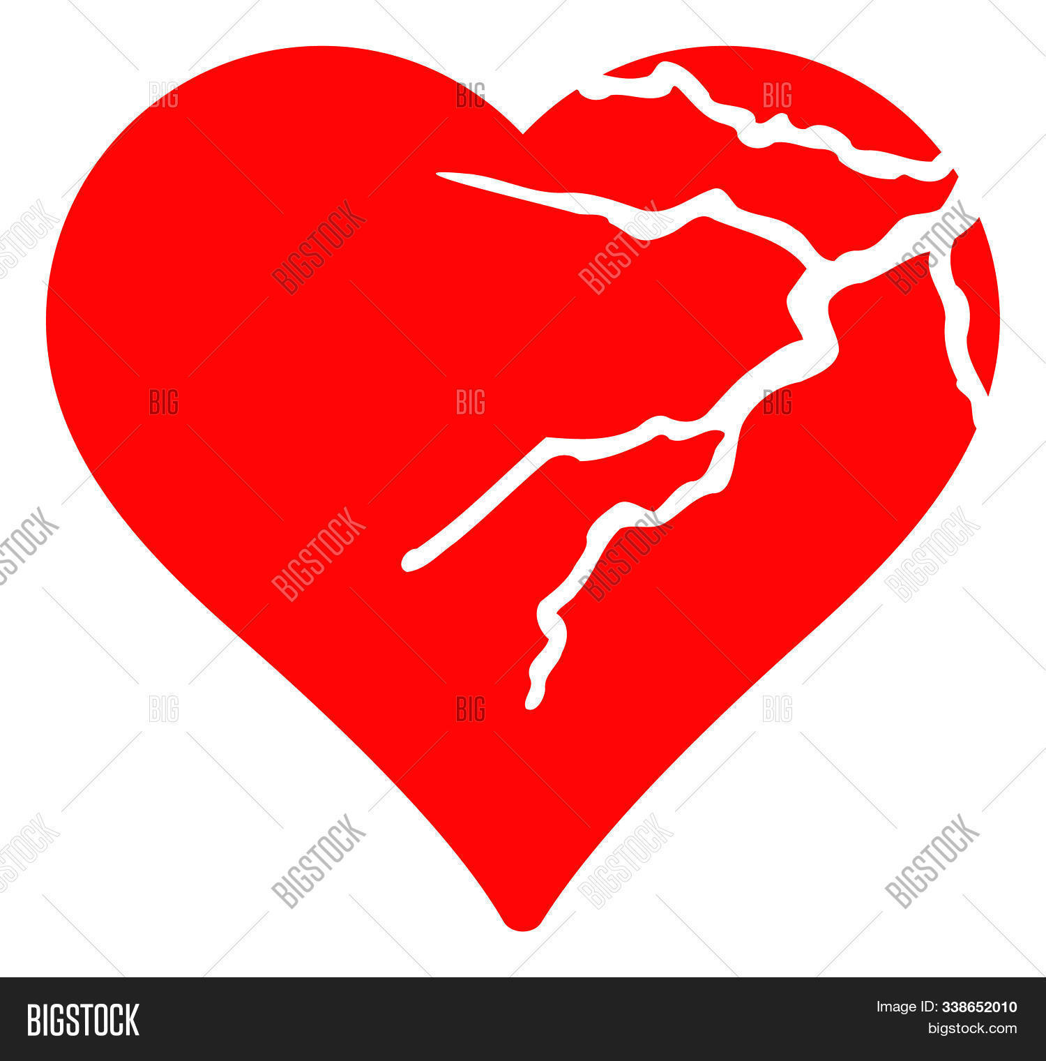Corrupted Love Heart Image & Photo (Free Trial) | Bigstock