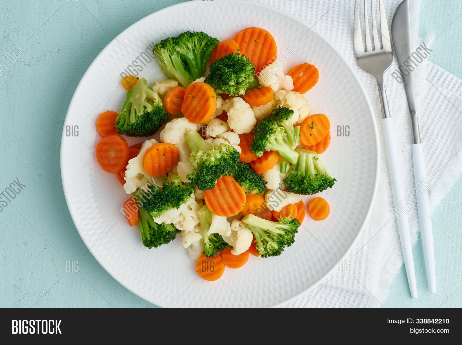 Boiled Vegetables For Diet