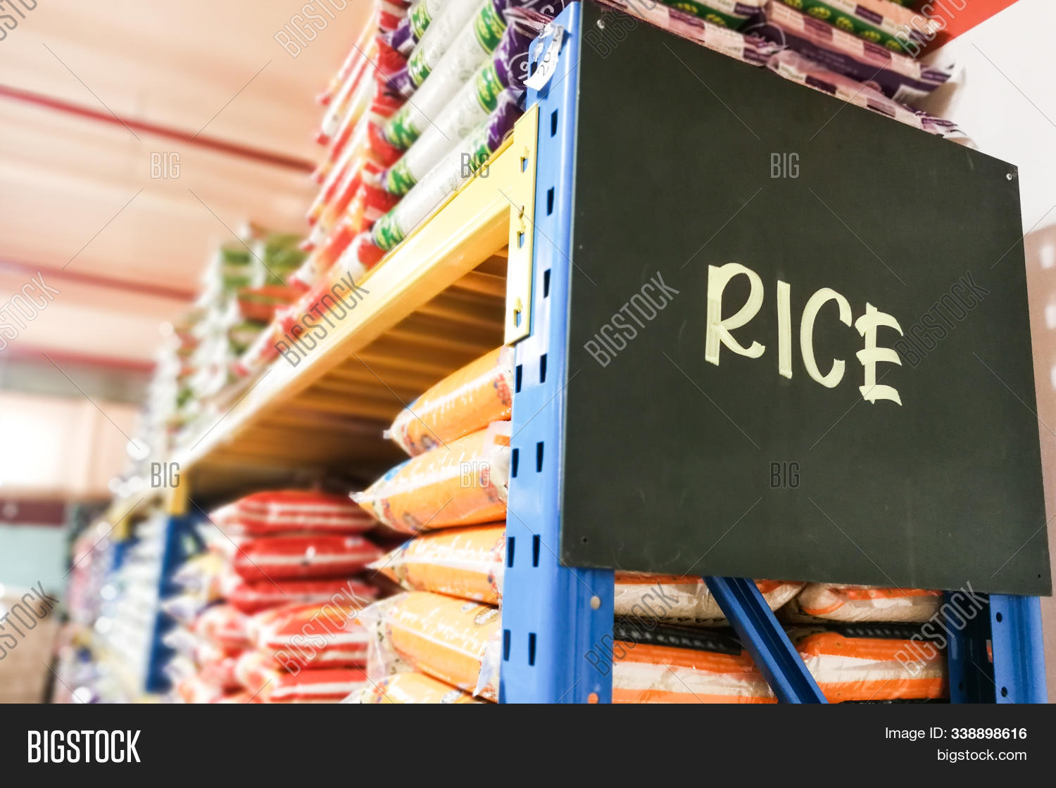 Rice Signage Stacks Image & Photo (Free Trial) | Bigstock