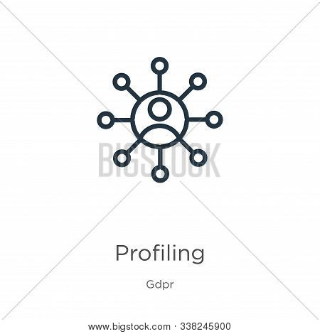 Profiling Icon. Thin Vector & Photo (Free Trial) | Bigstock