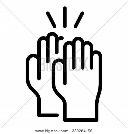 Hands Clap Icon. Vector & Photo (Free Trial) | Bigstock