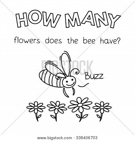 Cartoon Bee Counting Vector & Photo (Free Trial) | Bigstock