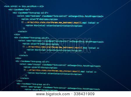 Javascript React Code Image & Photo (Free Trial) | Bigstock