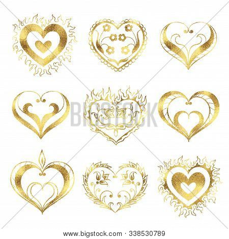 Hand Drawn Heart Shape Vector Design Images, Illustrations & Vectors ...