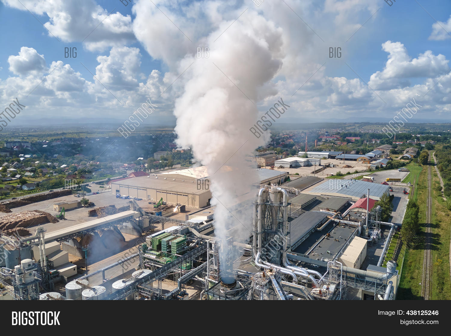 Aerial View Factory Image & Photo (Free Trial) | Bigstock